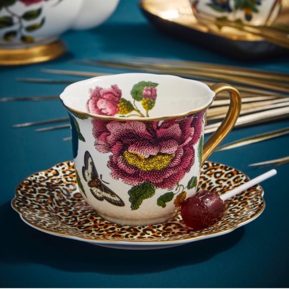 Spode | Dining | Spode Creatures Of Curiosity Leopard Teacup Saucer ...